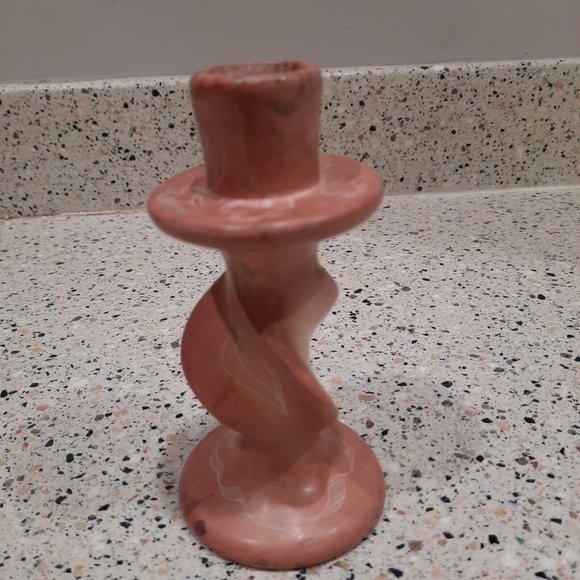 Unbranded | Accents | Vintage Hand Carved Soapstone Candle Holder ...